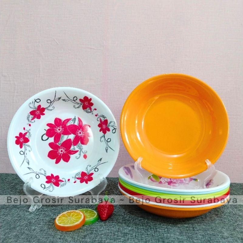 Jual Piring Melamin Cekung 9 inch - Piring Kuah - Piring Polos dan ...