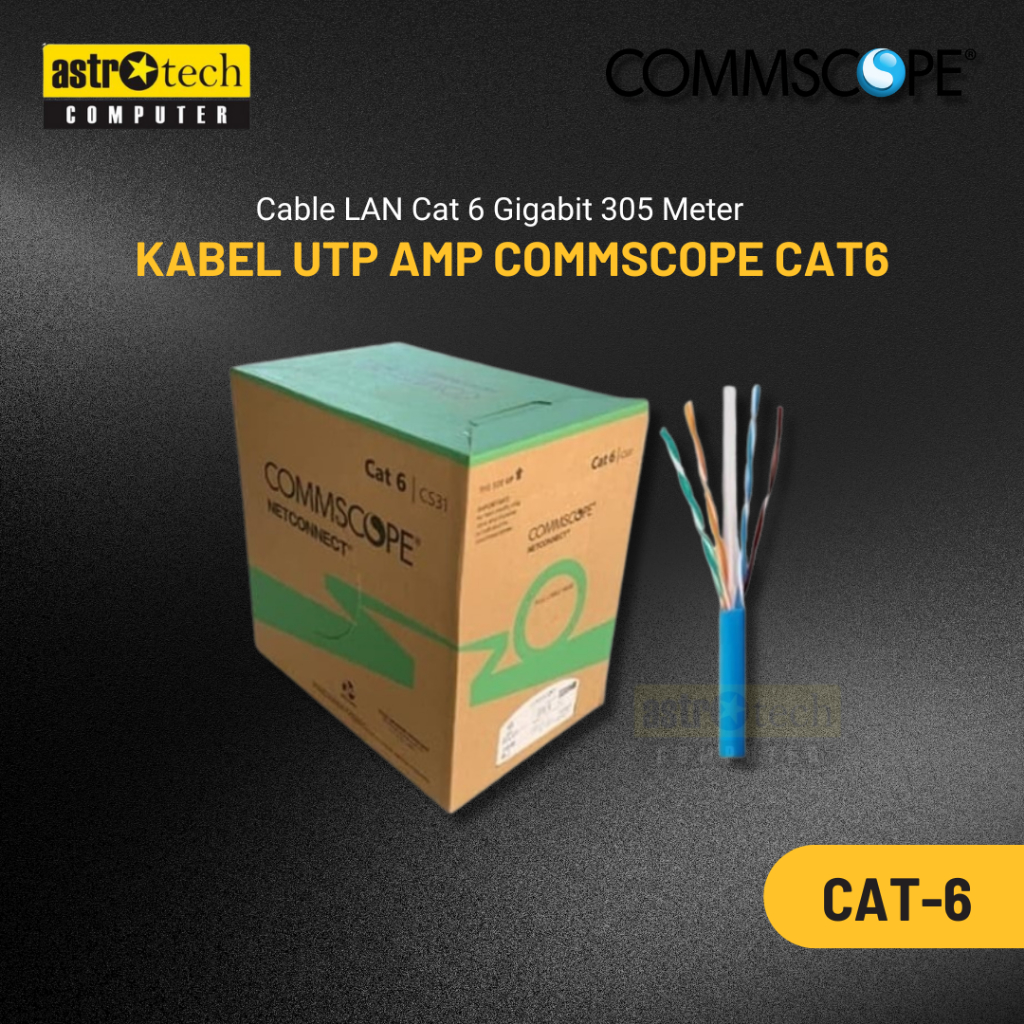 Jual KABEL COMMSCOPE CAT6 ORIGINAL CAT 6 | Shopee Indonesia