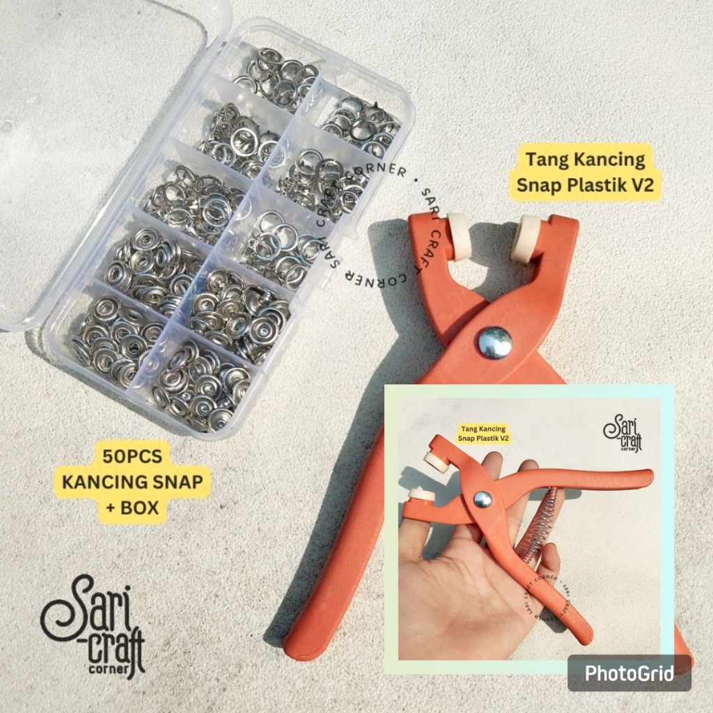 Jual Variasi 2-Tang Kancing Snap Plastik | Shopee Indonesia