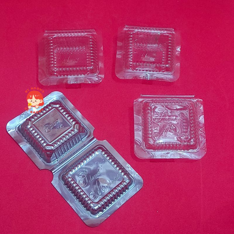 Jual Box mika plastik isi 100pcs / Box mika plastik bening kue, makanan ...