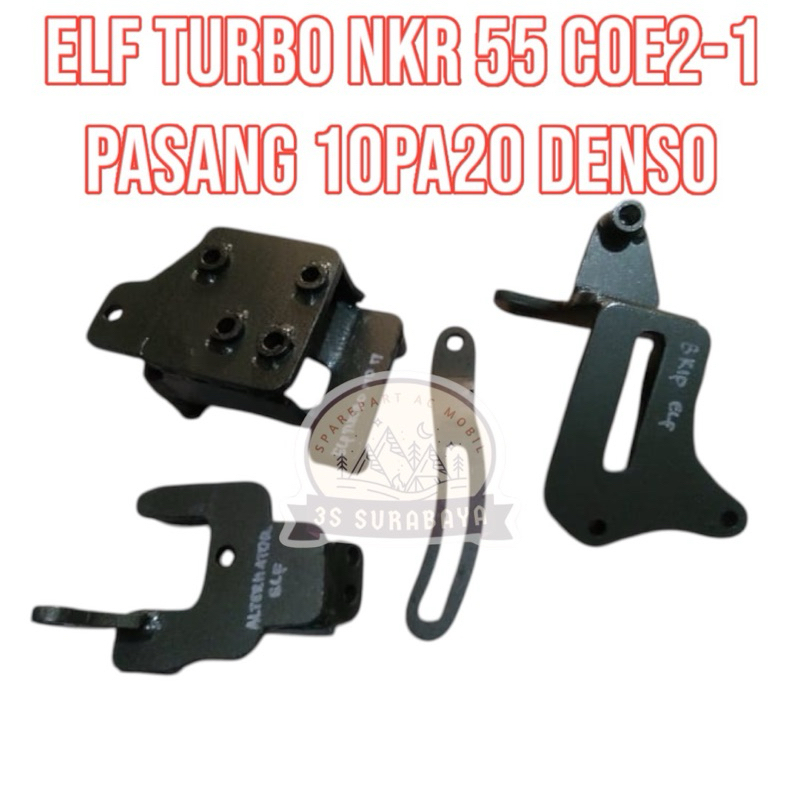 Jual Breket Elf Turbo Nkr 55 COE2-1 Isuzu Pasang As 20 10pa20 Denso ...