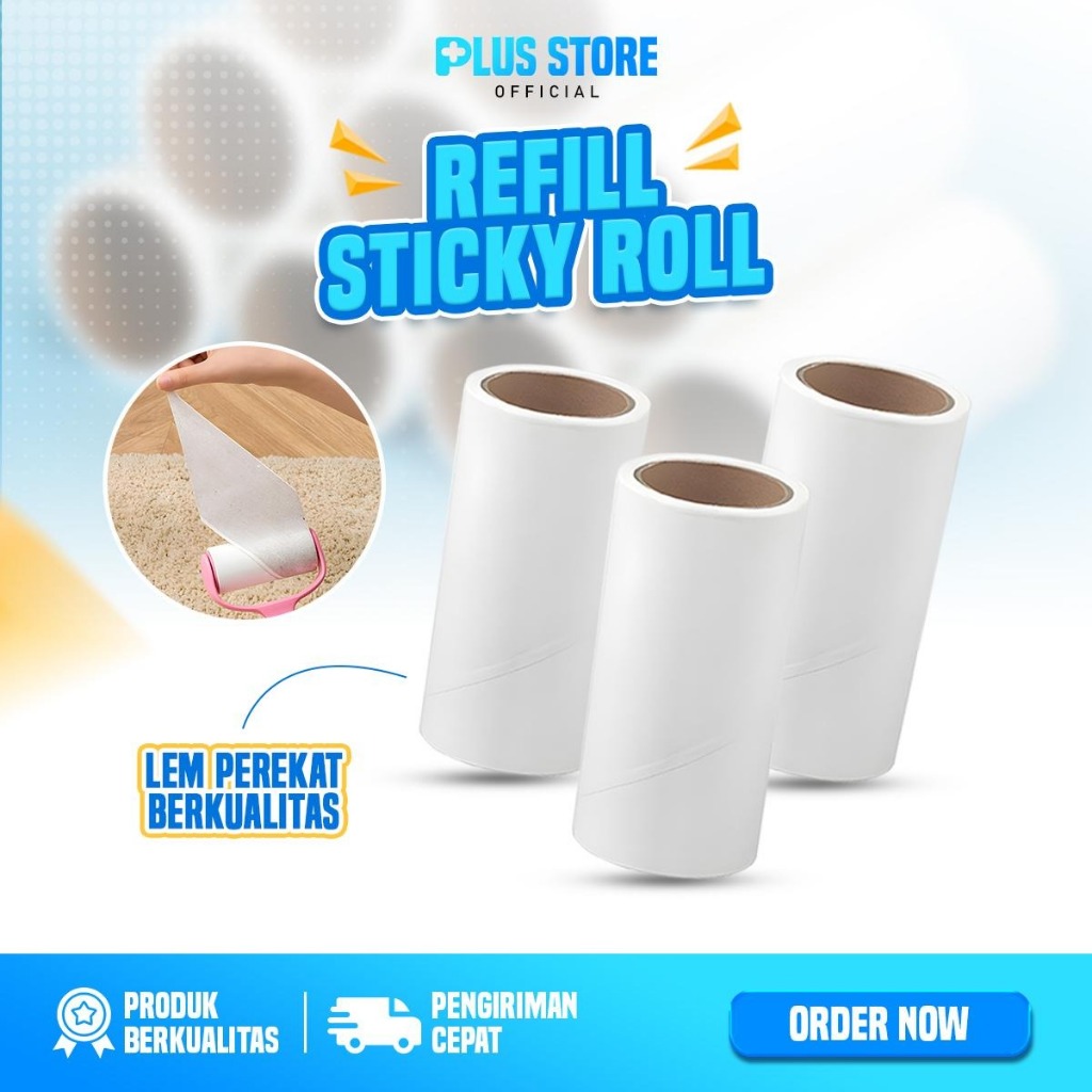 Jual Refill Roll Isi Ulang Pembersih Debu Dipakaian / Sticky Roll ...