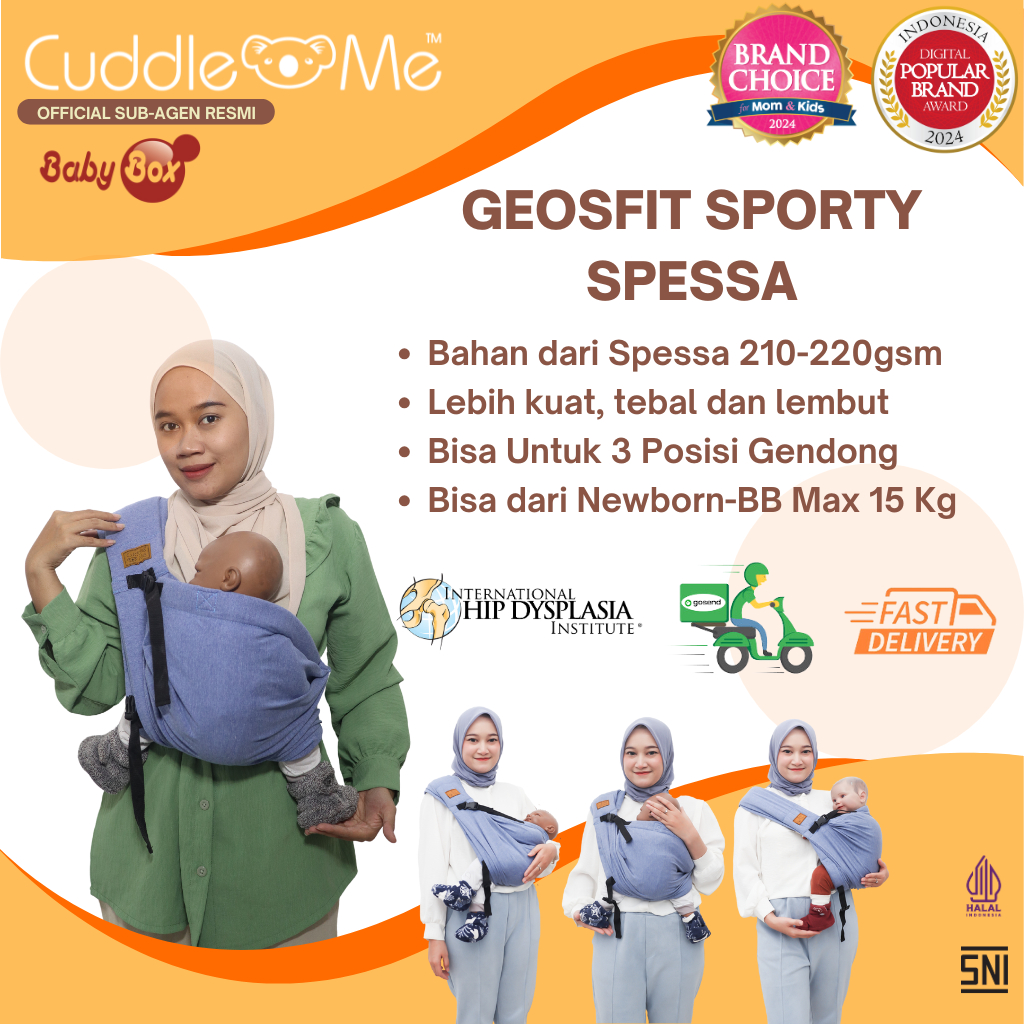 Jual Gendongan Geos Fit Geosfit Sporty Spessa Cuddleme | Gendongan Kaos ...