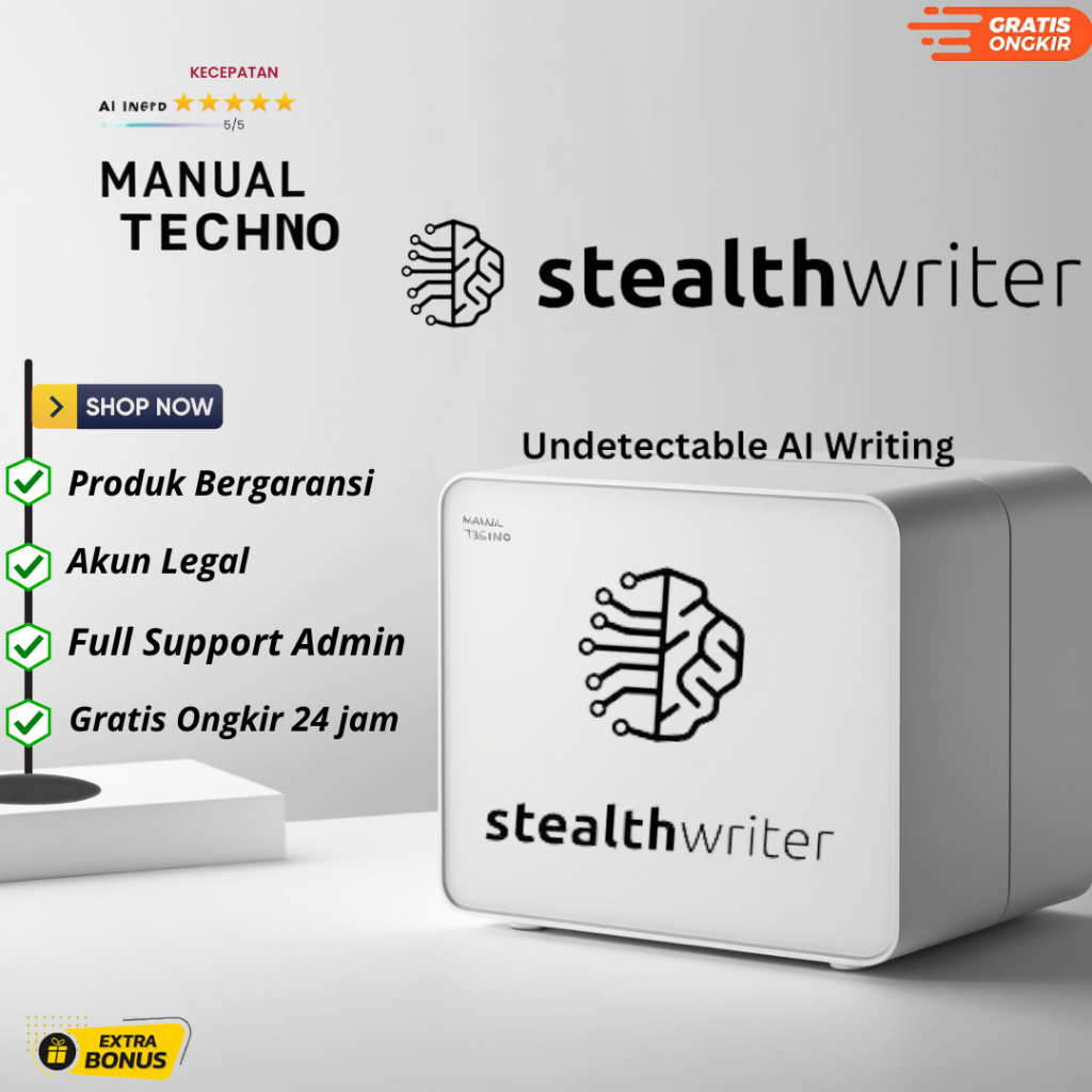 Jual Stealth Writer PREMIUM PLAN | Humanize AI content | Transform AI ...