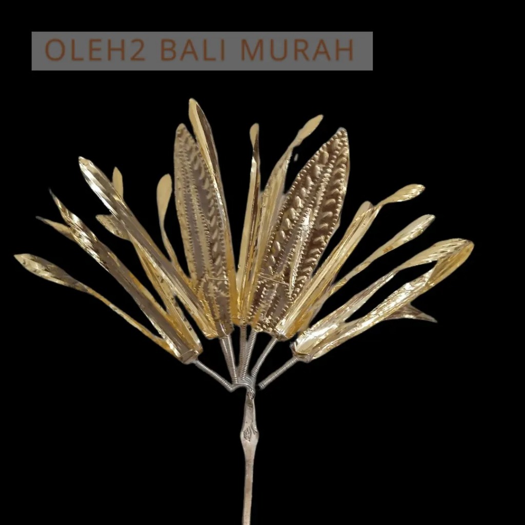 Jual Bunga Perak Sandat Semprot Emas Khas Bali/Bunga emas Pengantin ...