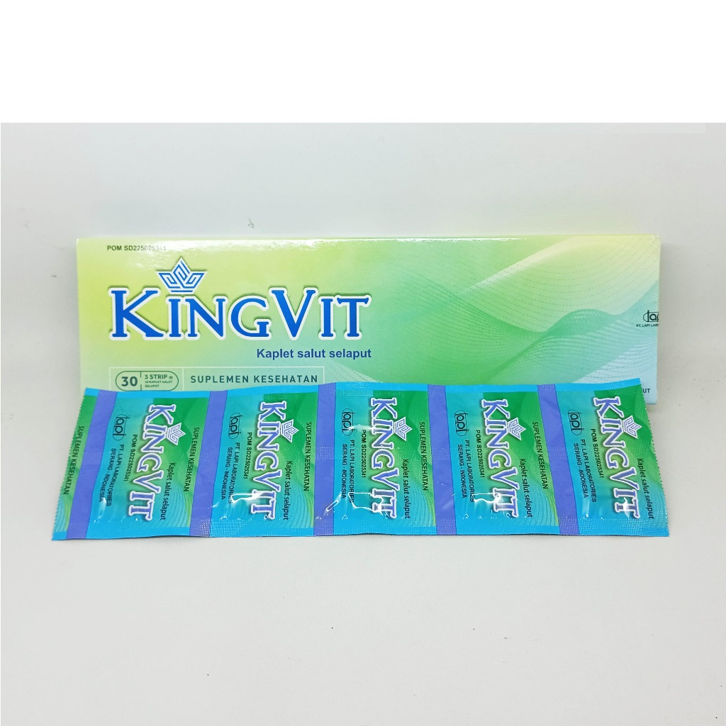 Jual KingVit per box 30 capsul Vitamin Pria | Shopee Indonesia