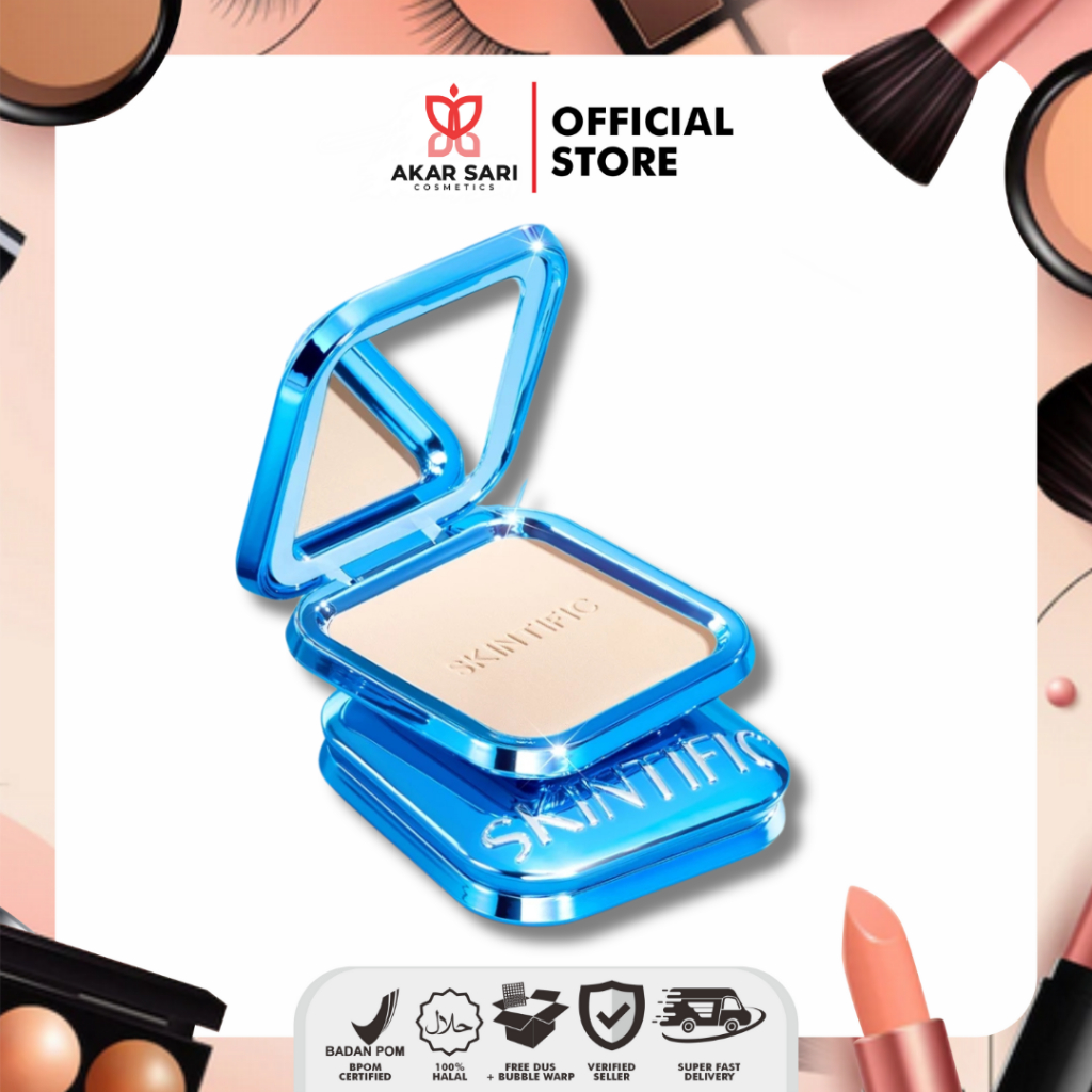 Jual SKINTIFIC ULTRA COVER POWDER FOUNDATION - Two Way Cake Pressed ...
