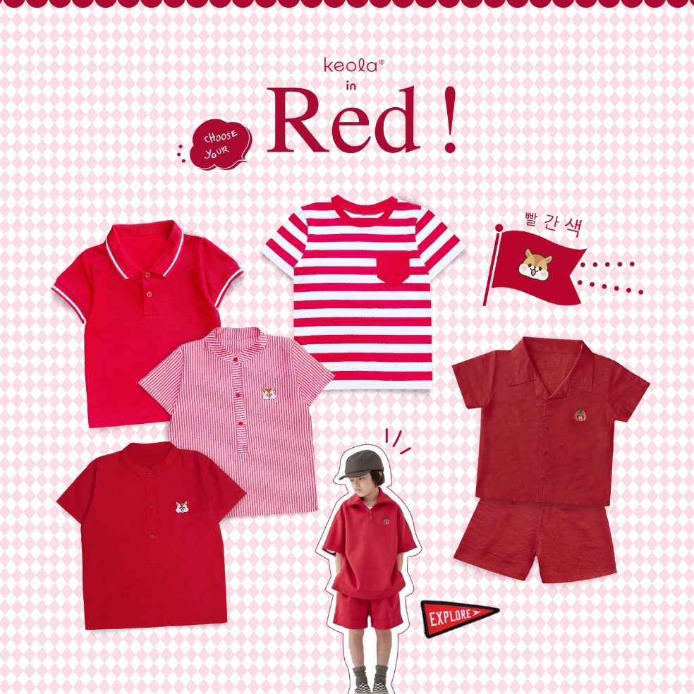 Jual KODE N99V KEOLA All Red Collections Usia 1 1 Tahun Edisi Merah ...