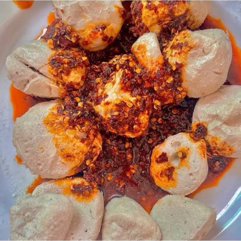 Jual BASRENG MENTAH ISI 6 PLUS CHILI OIL MAKANAN VIRAL | Shopee Indonesia