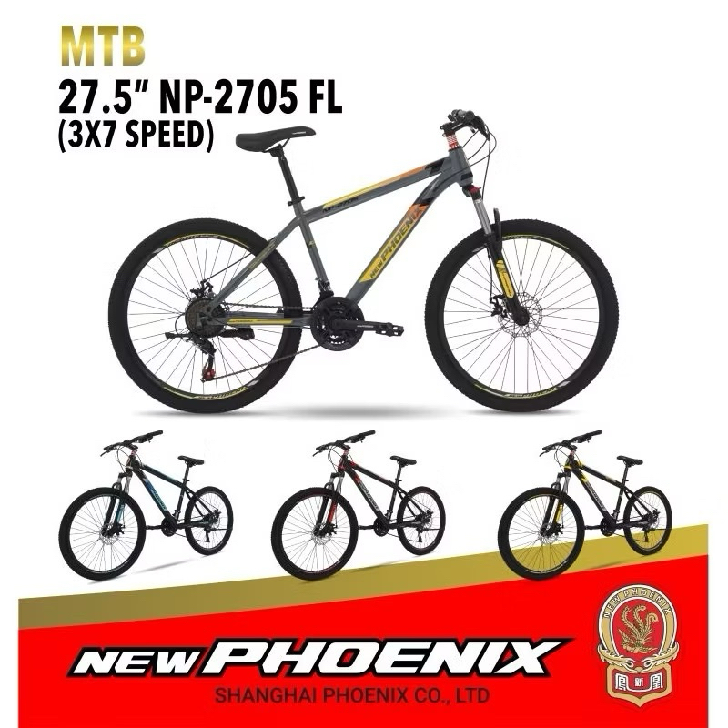 Jual Sepeda MTB Ukuran 24 / 26 / 27.5 New Phoenix NP 2705 Forklock ...