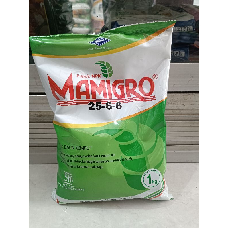 Jual Pupuk Daun Mamigro 25+6+6 (1Kg) | Shopee Indonesia