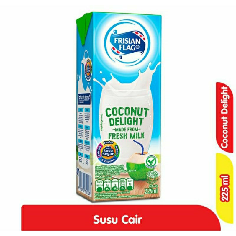 Jual FRISIAN FLAG Susu UHT Coconut Delight 225 ml | Shopee Indonesia