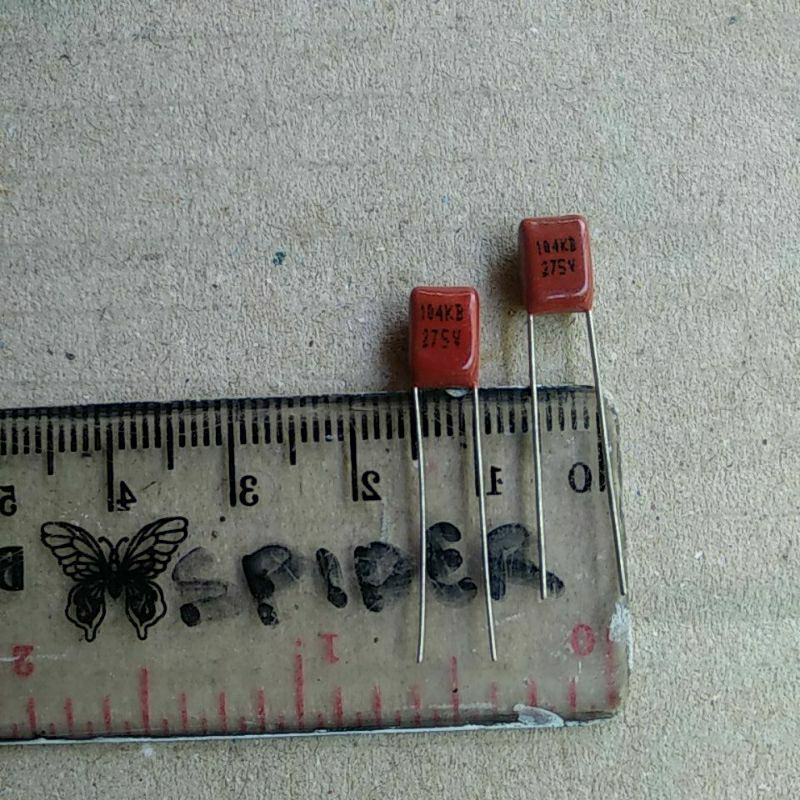 Jual Kapasitor milar 104J 104 275v | Shopee Indonesia