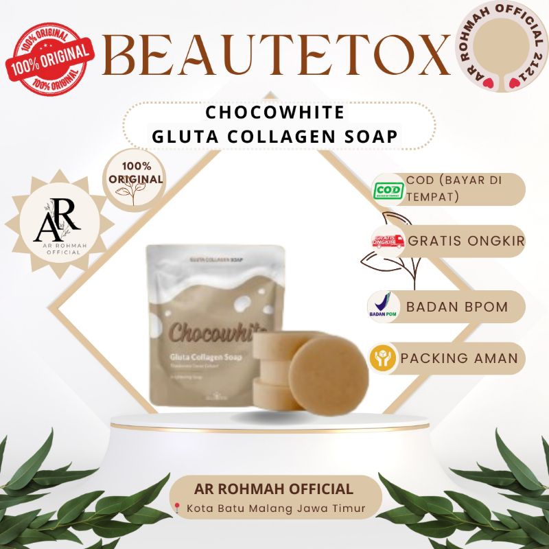 Jual [BEAUTETOX] GLUTA COLLAGEN SOAP|CHOCOWHITE|WHITEMILKY | Shopee ...