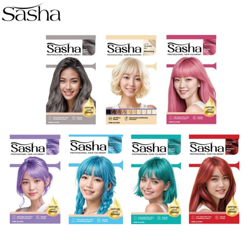 Jual Sasha Profesional Hair Colorant - Pewarna Rambut | Shopee Indonesia