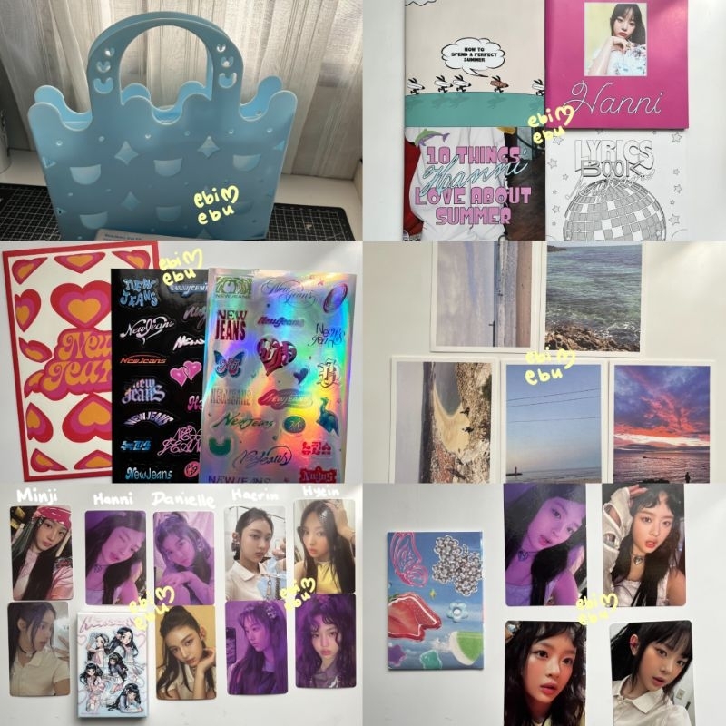 Jual newjeans get up bunny beach bag weverse album hanni minji danielle haerin hyein | Shopee ...