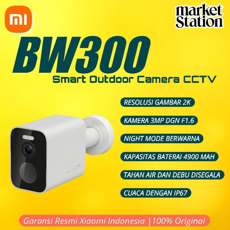 Jual Xiaomi Outdoor Camera BW300 Resolusi 2K Tahan air IP67 CCTV ...