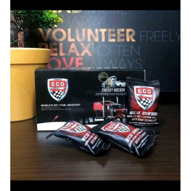 Jual Penghemat Bahan Bakar Eco Racing Disel/Solar 1box isi 10Sachet ...