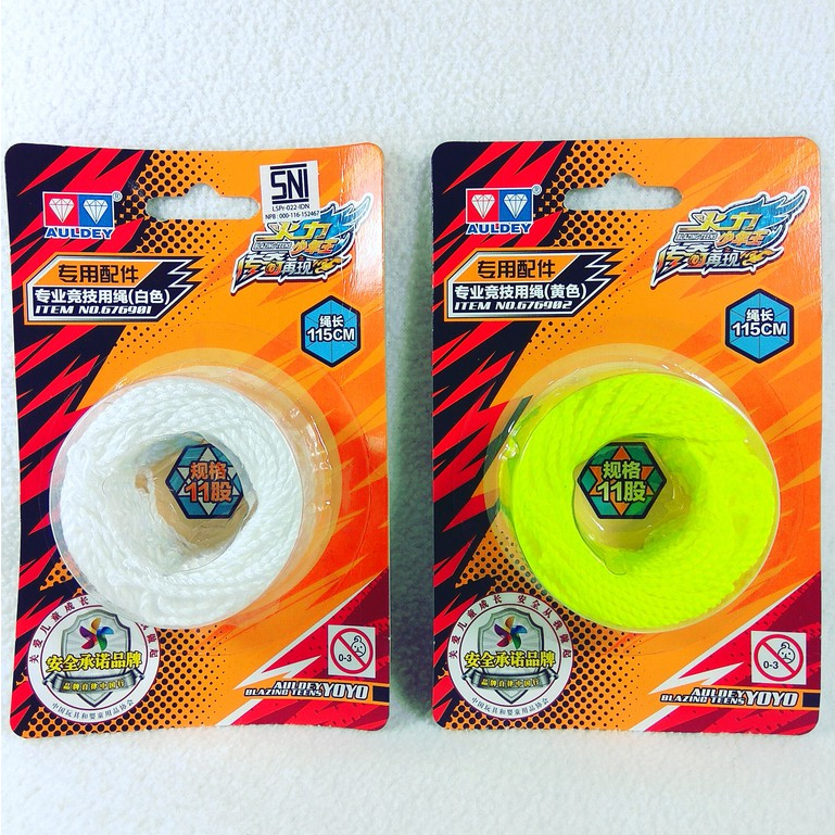 Jual Auldey Tali Yoyo Profesional Original Auldey Panjang 115 cm isi 10 ...