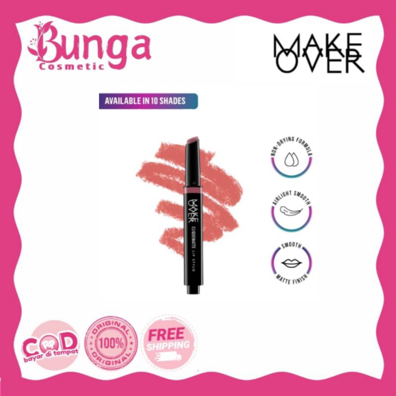 Jual Make Over Cliquematte Lip Staylo | Shopee Indonesia