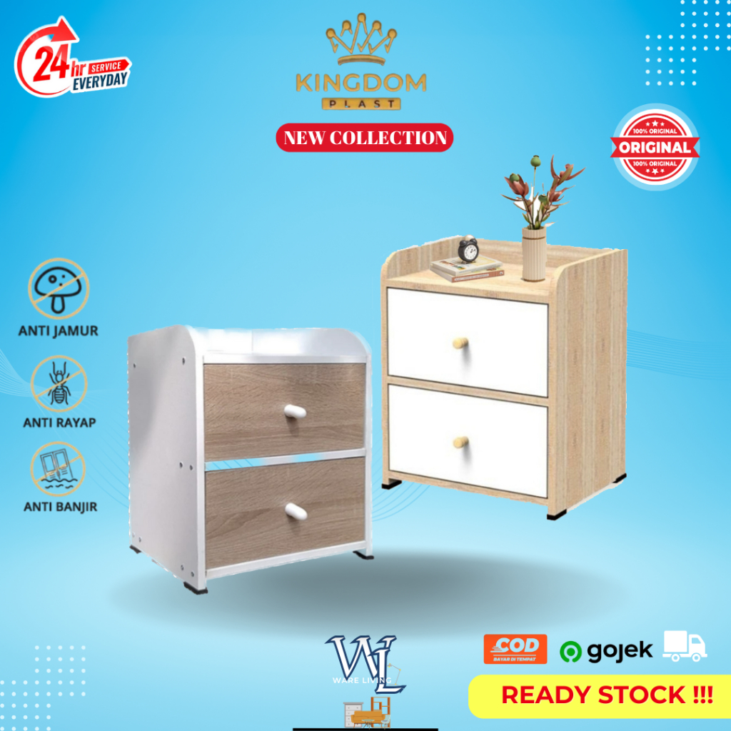 Jual [READY STOCK] KINGDOM PANEL MEJA NAKAS RAK SERBAGUNA 2L / MEJA ...