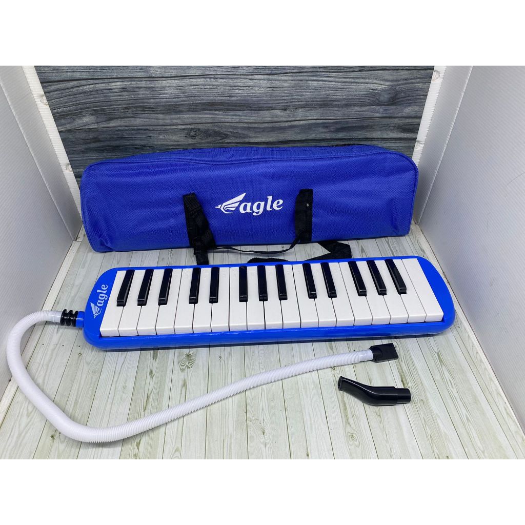 Jual Alat Musik Pianika Kemasan Soft Cover EAGLE Tiup 32 Key Tas Set ...