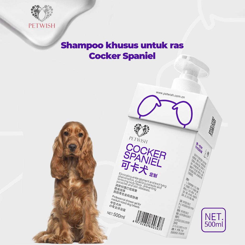 Jual Petwish Shampoo Anjing 500ML - Cocker Spaniel - Dog Shampoo ...