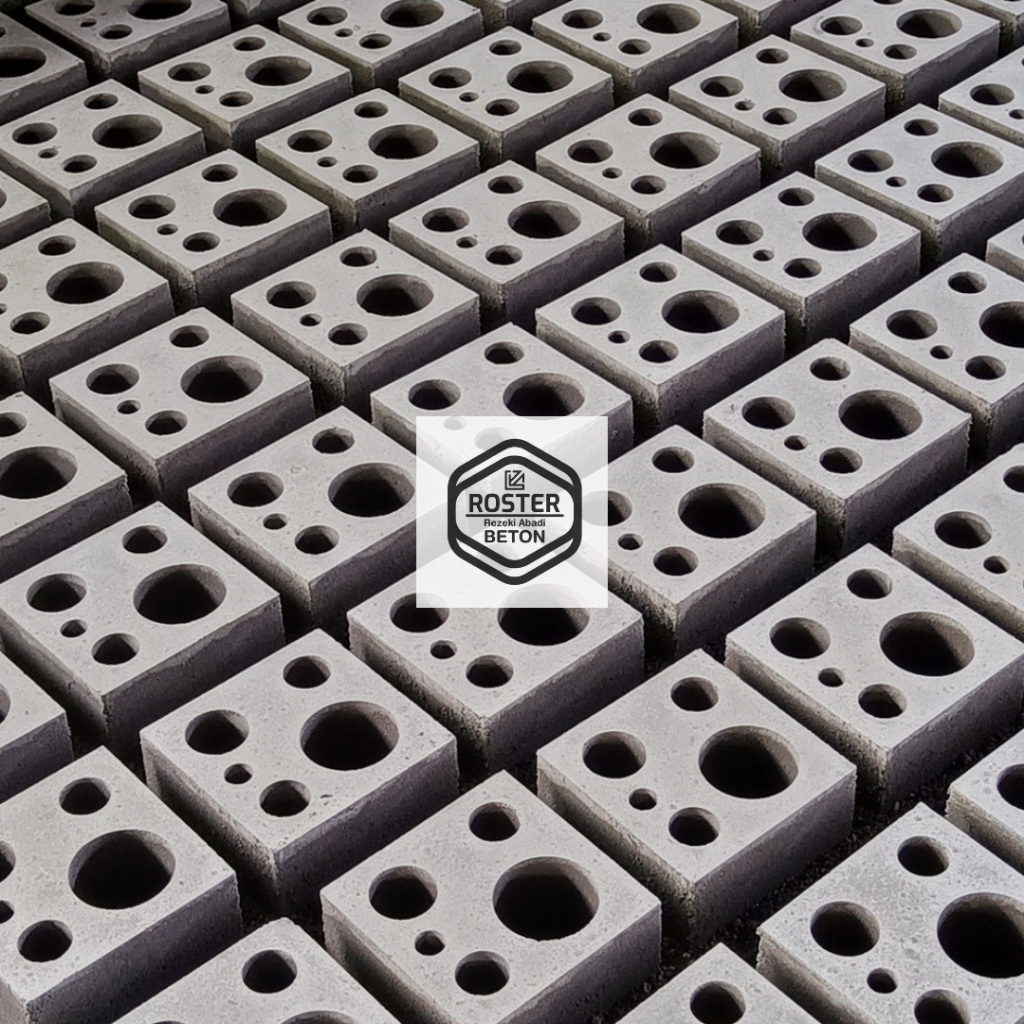 Jual Roster Beton Minimalis Modern, Loster Lubang Angin Motif Bubble ...