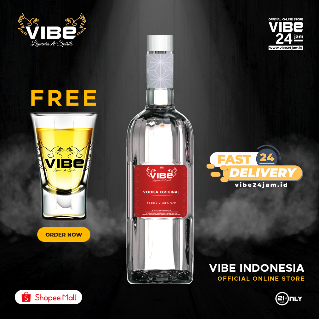 Jual Vibe Original 700 Ml + Free Sloky | Shopee Indonesia
