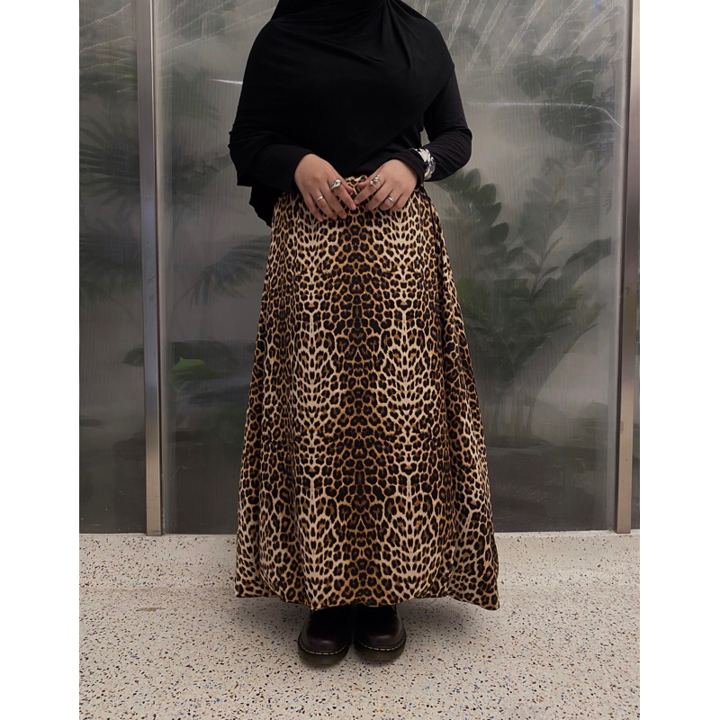 Jual NOL PLACES - LEOPARD BALLOONS SKRIT ROWS ( Rok panjang leopard ...