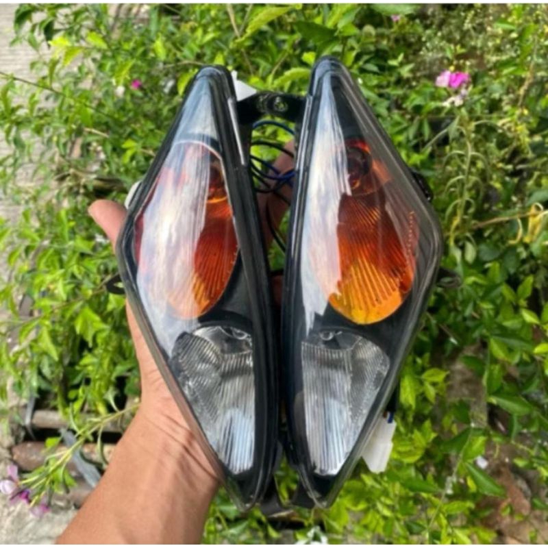 Jual Lampu Sein Sen Mio MX Custom Hitam Orange Variasi Lampu Motor Mio ...