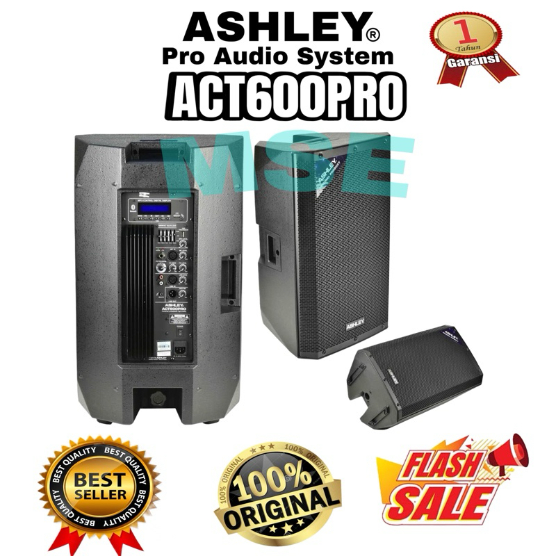 Jual SPEAKER AKTIF 15 INCH ASHLEY ACT600PRO ACT 600 PRO ACT600 PRO ACT 600PRO ORIGINAL GARANSI ...
