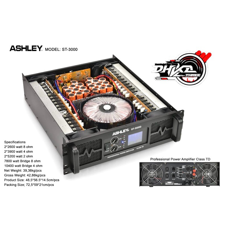 Jual POWER ASHLEY CLASS TD ST 3000 ORIGINAL / POWER ASHLEY TD CLASS ST ...