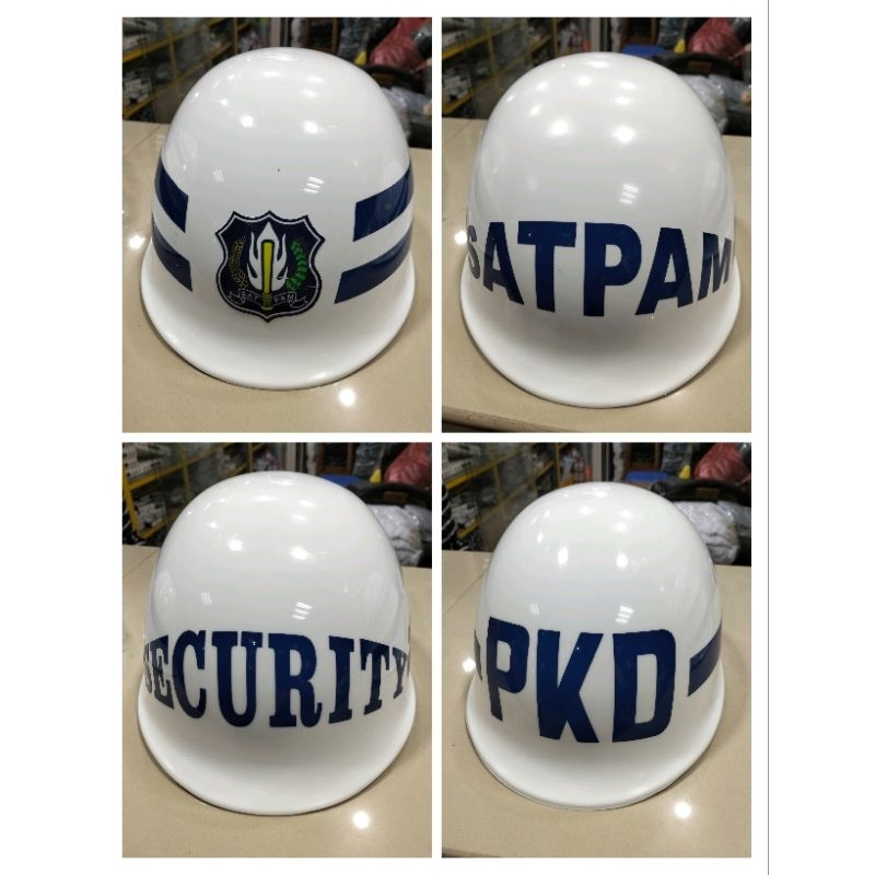 Jual HELM PUTIH SATPAM SECURITY PKD PROVOST PM | Shopee Indonesia