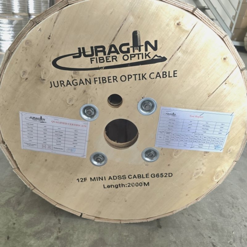 Jual mini adss 12 core 2km / kabel 12 core mini adss 2.000 meter ...