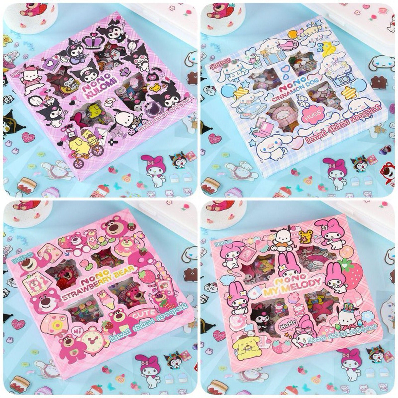 Jual Stiker ANAK Kartun LABUBU LOTSO ISI 100 Lembar / STICKER Momo ...