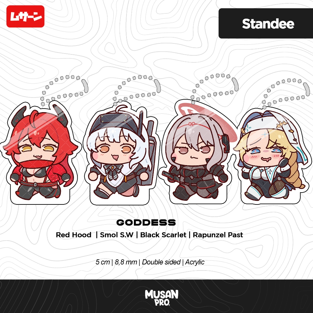 Jual Standee NIKKE GODDESS - Red Hood - Snowwhite - Scarlet - Rapunzel ...