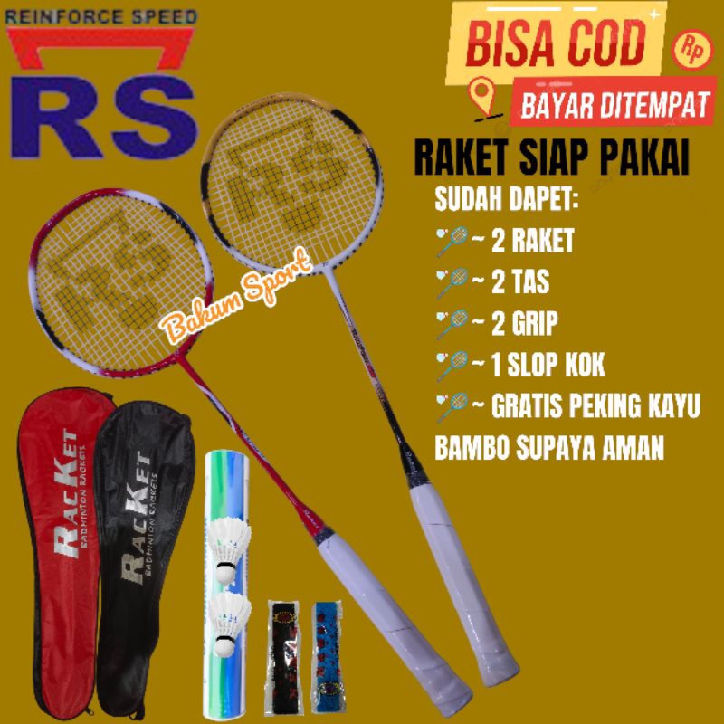 Jual Raket RS paket komplit atau satuan Bisa (COD) | Shopee Indonesia