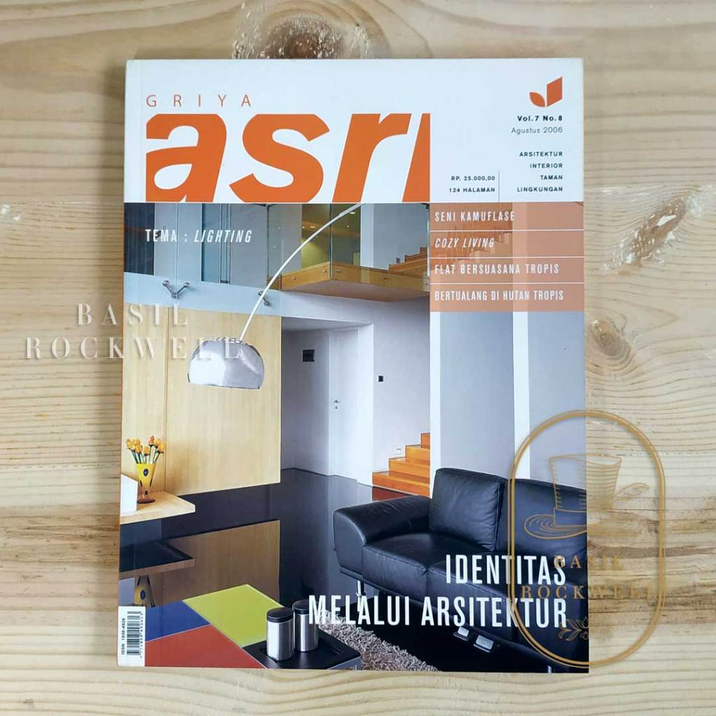 Jual Griya Asri Majalah Arsitektur Edisi Agustus 2006 Desain Interior ...