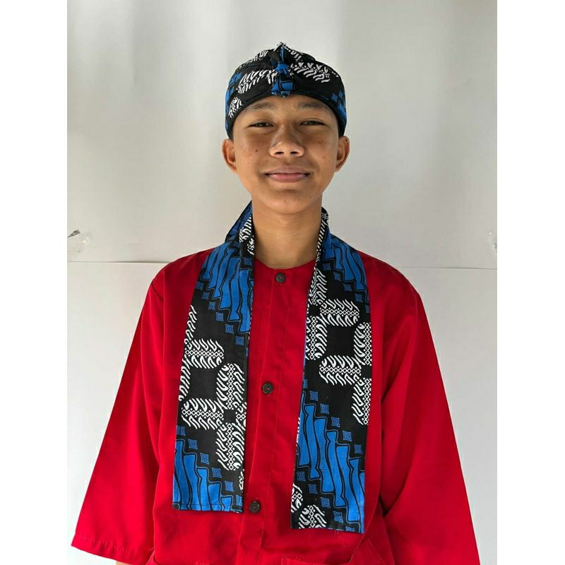 Jual 1 set iket kepala bendo sunda dewasa cukin selendang | Shopee ...