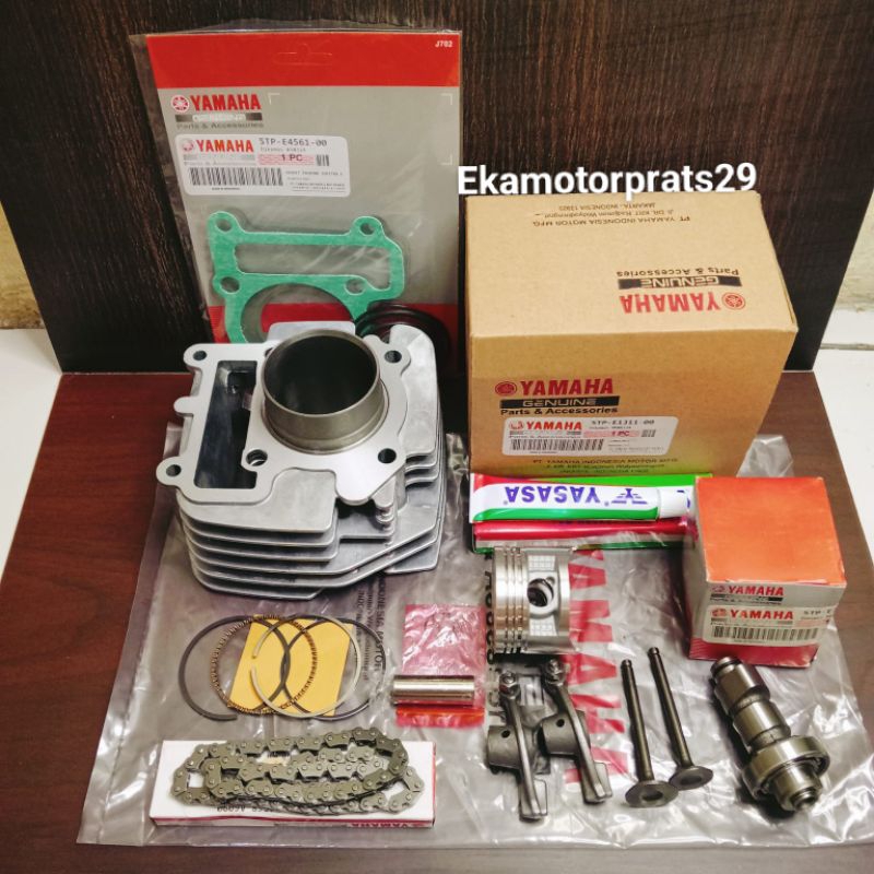 Jual Paket 7 item Blok Seher 5TP Cylinder isi komplit Yamaha Jupiter z, Jupiter z Burhan, Vega R ...