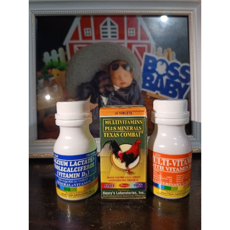 Jual Paket Rawatan Ayam Mingguan Texas Combat Plus Multivitamin dan ...