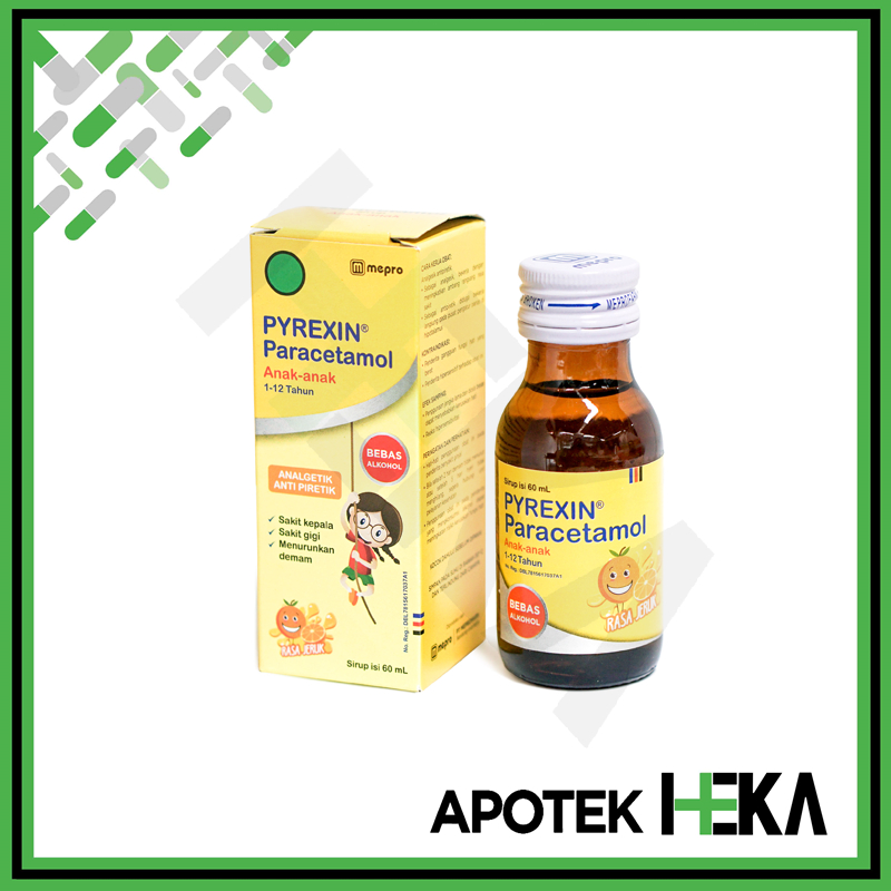Jual Pyrexin Sirup Botol 60 ml - Syrup Demam Anak (BANDUNG) | Shopee ...