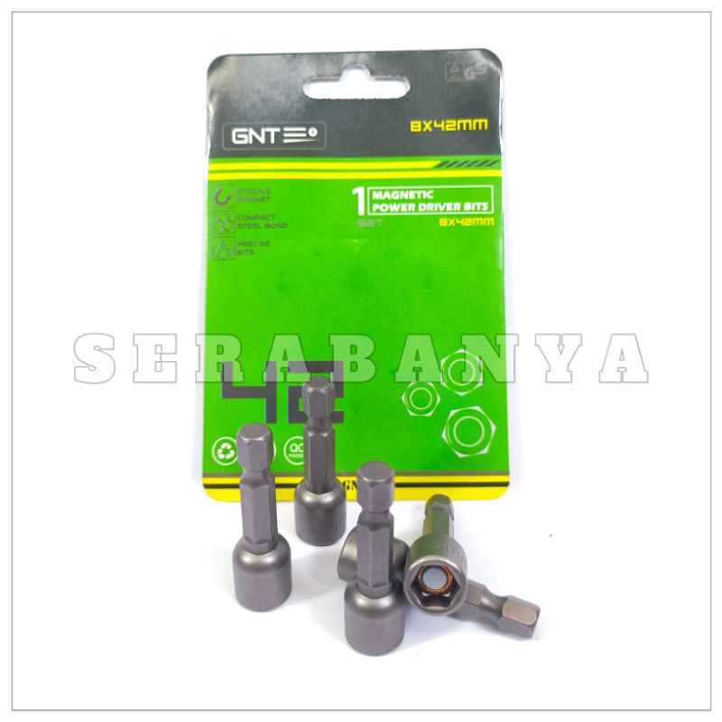 Jual GNT Magnetic Nut Bits 8x42mm (1 pcs) | Mata Bor Untuk Baut Taso ...