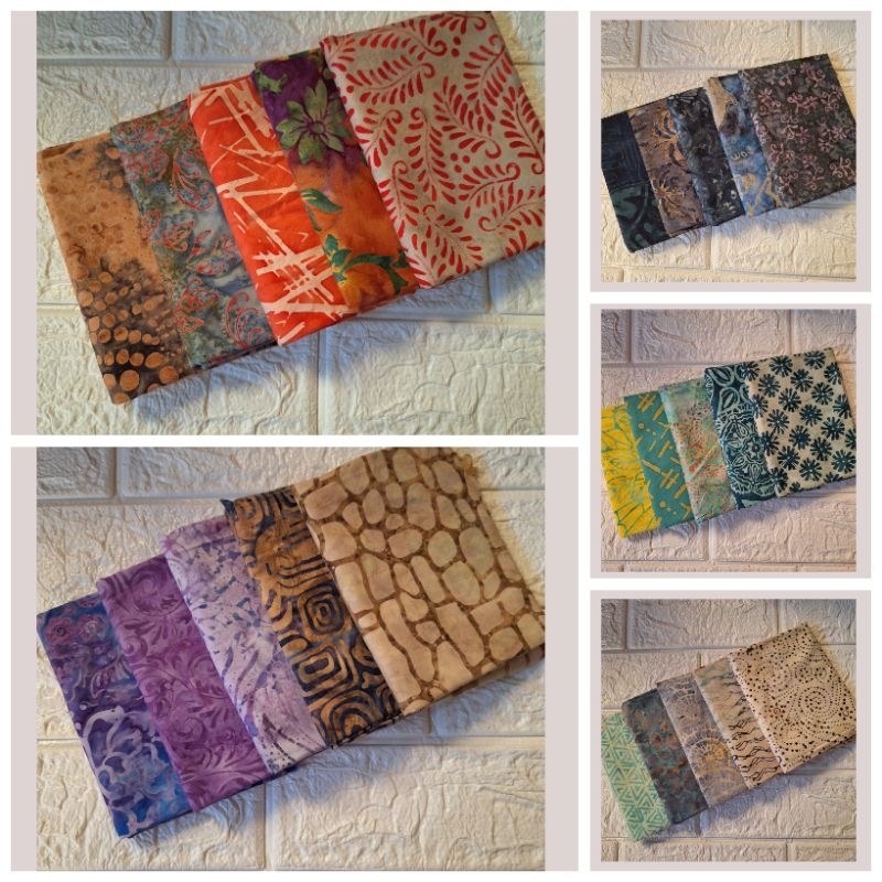 Jual 1 SET KAIN PERCA BATIK BALI size 20 cm x 25 cm (5 Sheet) | Shopee ...