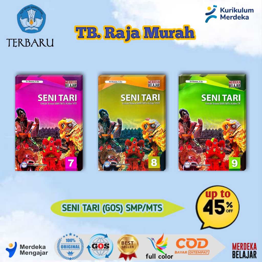 Jual Buku Siswa Pendamping SENI TARI (GOS) KELAS 7,8,9 SMP/MTS - Kurikulum Merdeka - Global ...