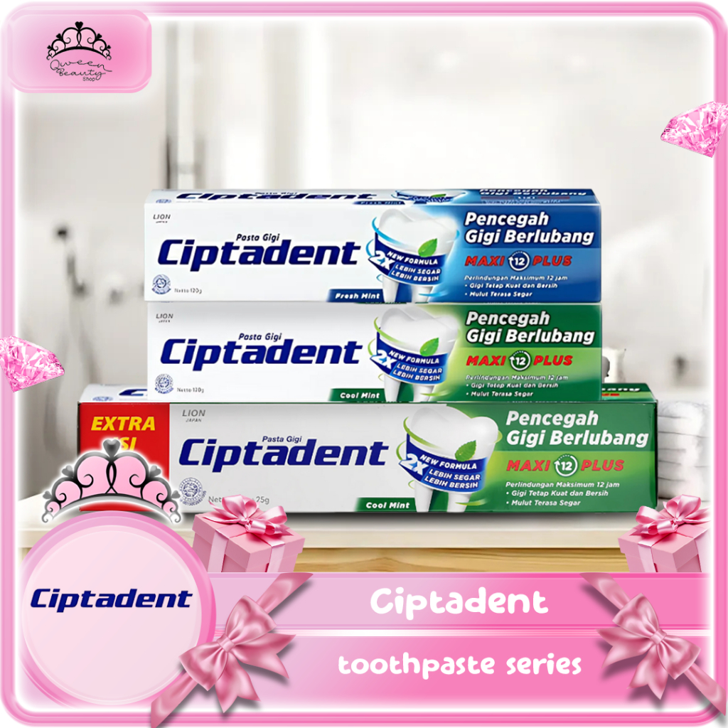 Jual Ciptadent Pasta Gigi Series | Maxi 12 Cool Mint | Maxi 12 Fresh ...