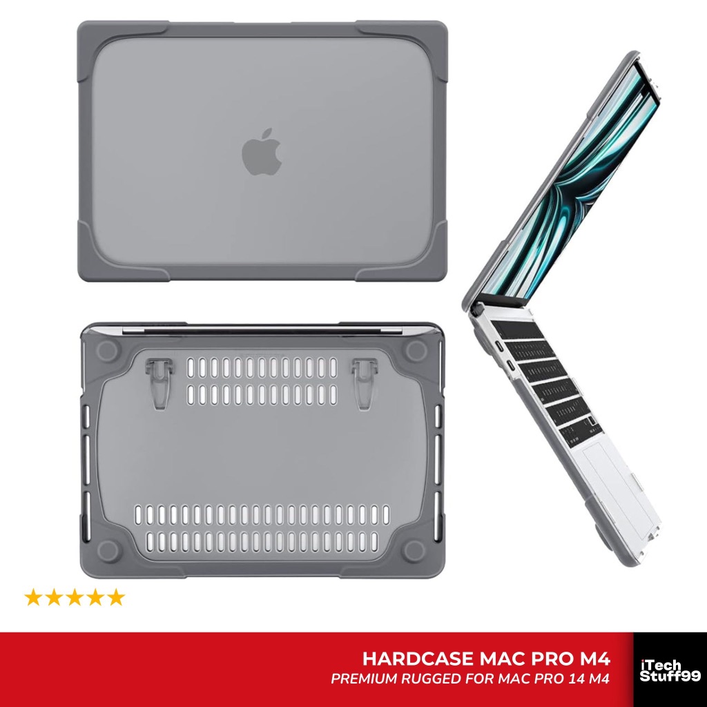 Jual Premium Rugged Case for Macbook M4 Pro 14 Inch 2024 [ A3112 A3185 ...
