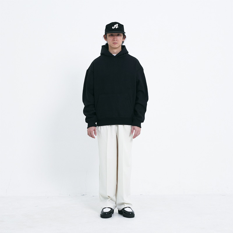 Jual All Around Faded Boxyfit Blank Hoodie Black 590GSM | Shopee Indonesia