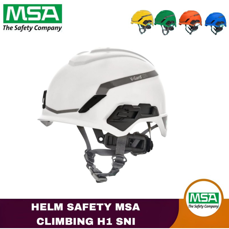 Jual HELM CLIMBING MSA H1 SAFETY HELMET SNI ORIGINAL 100% | Shopee ...